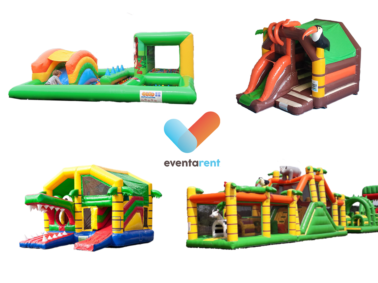 Attracties en Springkastelen huren - Eventarent