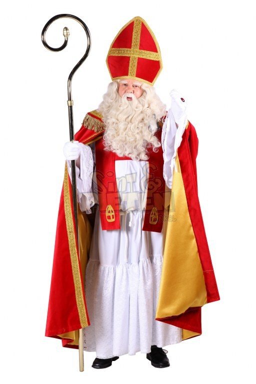 Sinterklaaskostuum Deluxe incl. staf - Eventarent