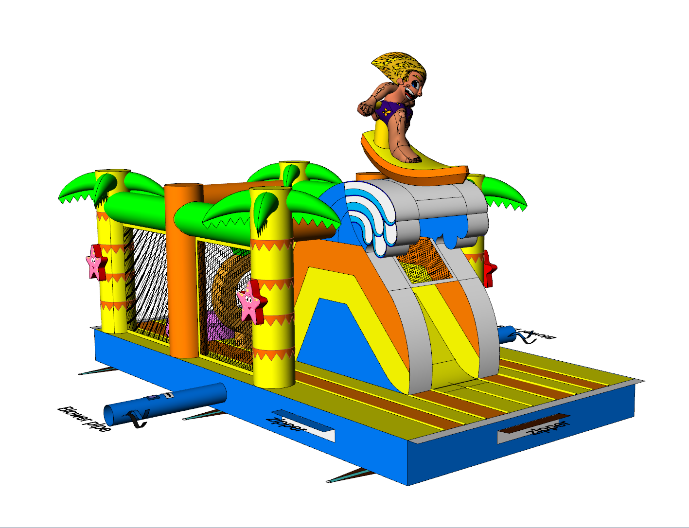 Attracties en Springkastelen huren | Eenvoudig online materiaal huren - Eventarent